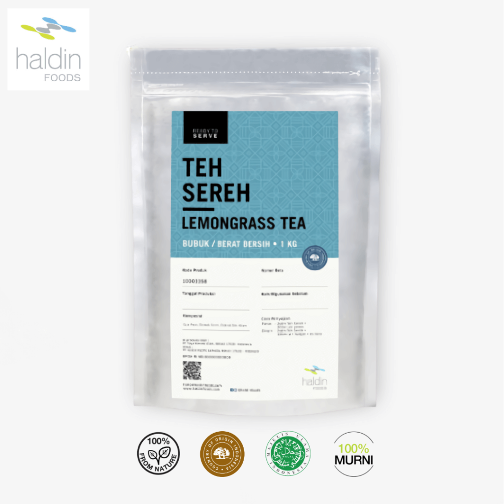Lemongrass Tea Teh Sereh 1kg Haldinfoods
